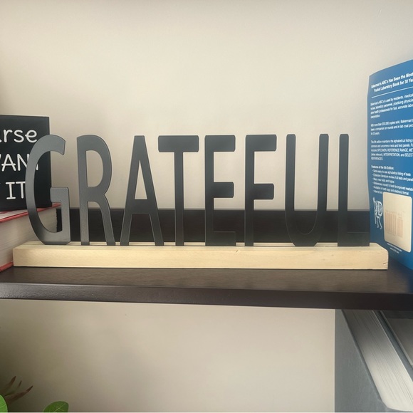 Accents | Grateful Sign | Poshmark